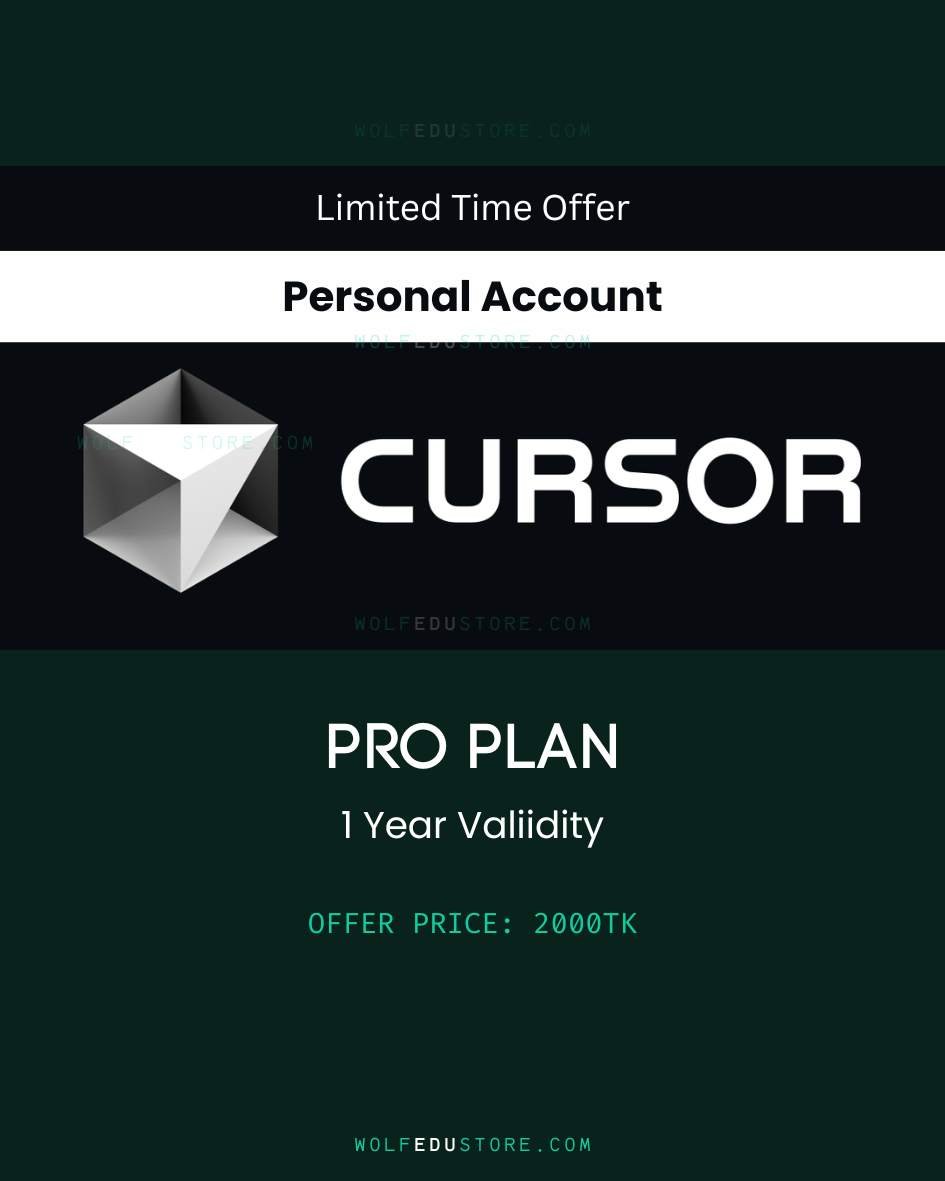 Cursor AI Pro 1 Year – Wolf Edu Store